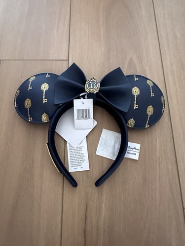 Club 33 Disneyland Minnie Mouse Backpack & Ear Exclusive Gold Key 2025 ...