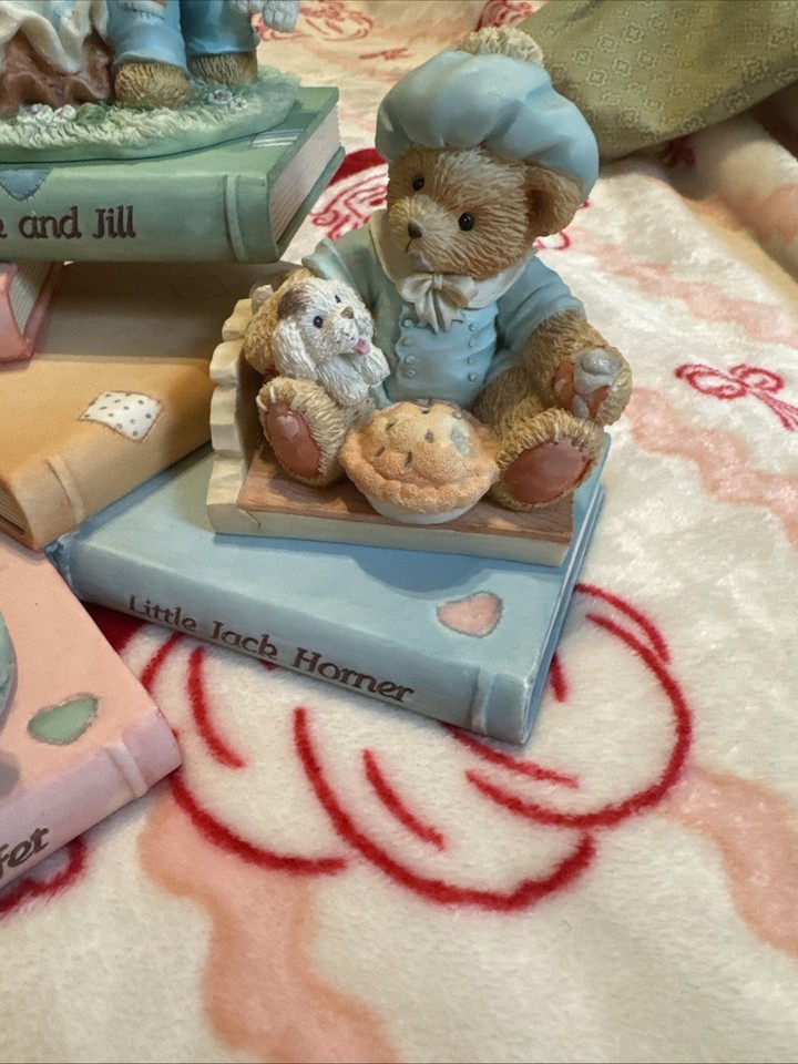 Cherished Teddies Vintage Nursery Rhyme Set Jack Jill Little Bo Peep | eBay