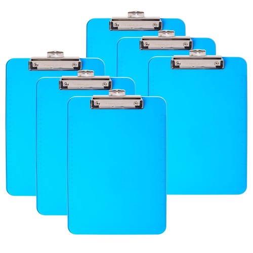 Neon Blue Plastic Letter Clipboard - Pack of 6 | eBay
