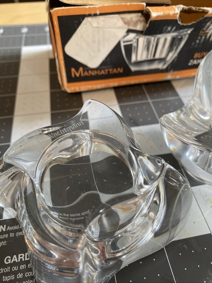 Nachtmann Riedel Glass Works Bavarian Crystal Glass Modern Tealight ...