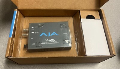 Aja 3G-AMA 4 Channel Balanced Audio Embedder / Disembedder | eBay