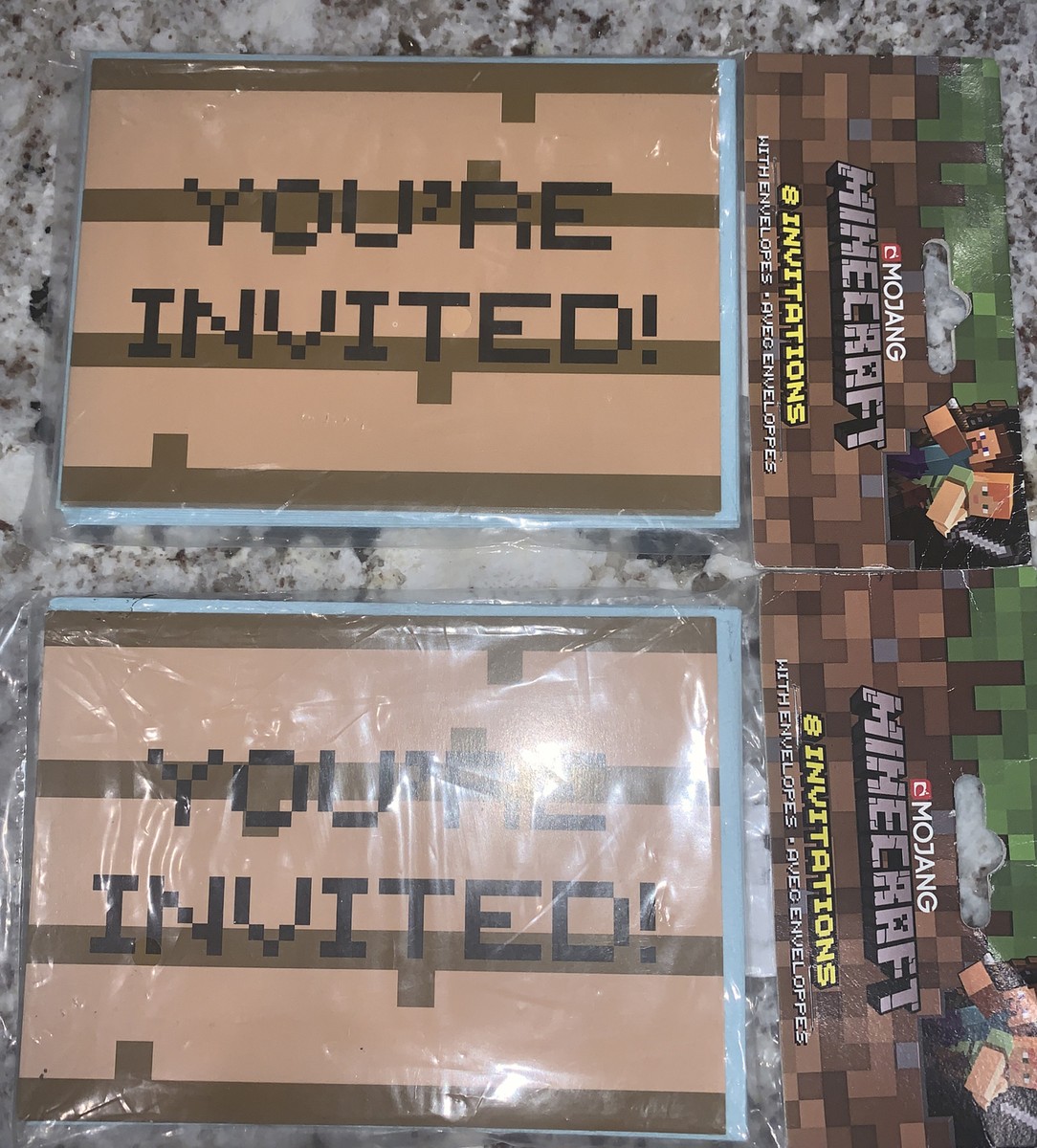 Minecraft Food Cards