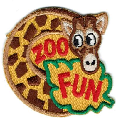 Girl Boy Cub ZOO TRIP Giraffe Fun Patches Crests Badges SCOUT GUIDE ...