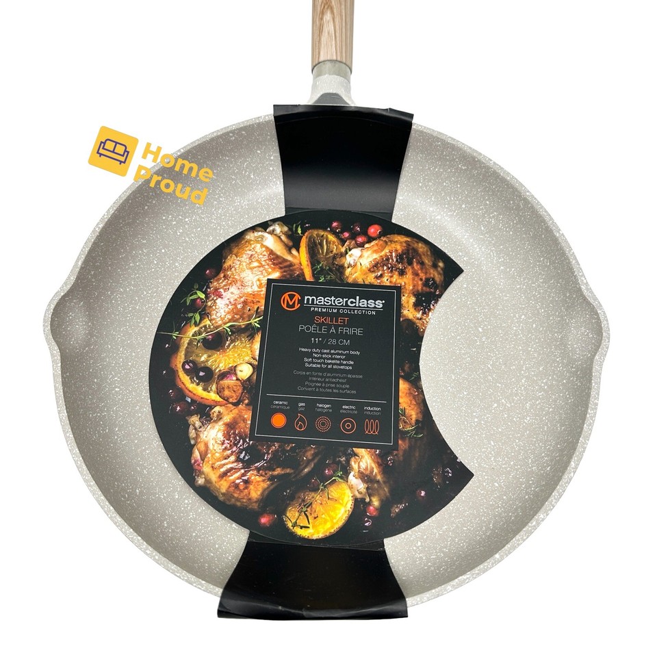 Masterclass Frying Pan Skillet Nonstick 11 Inch Premium Kitchen ...