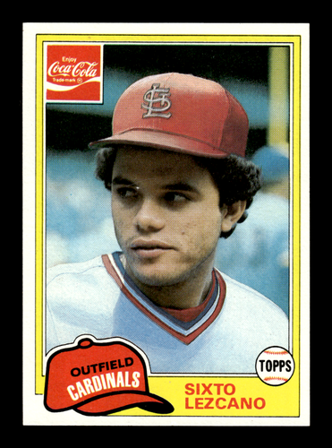 1981 Topps Coca Cola # 5 Sixto Lezcano Card (B62) St Louis Cardinals | eBay