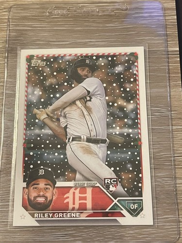 Riley Greene RC 2023 Topps Holiday Baseball #H70 Rookie Card Detroit ...