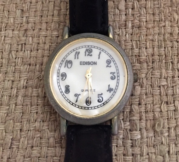 Vintage Women's Edison Quartz Gold Tone Wrist Watch | eBay