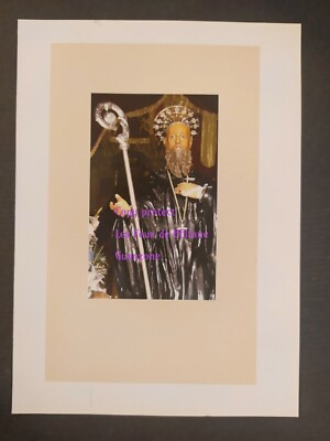 SAINT CONON ABBE religiosa document illustration clipping | eBay