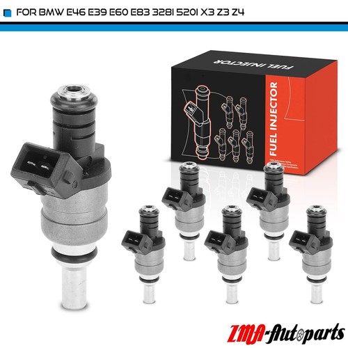 6x Fuel Injectors for BMW E36 E39 E46 E60 E85 320i 323i 325i 328i 520i ...