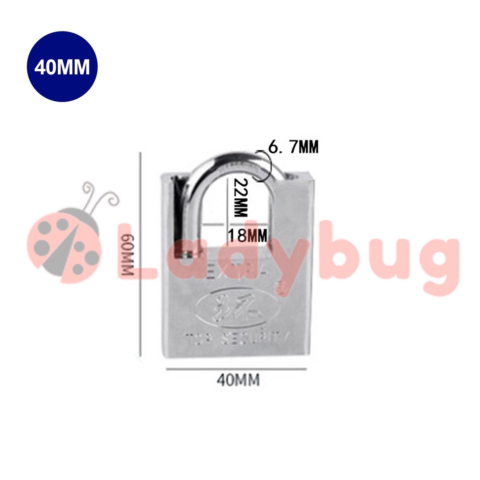 3pcs Padlock Extra Heavy Duty Lock Mechanism Anti-Rust Secure | eBay ...