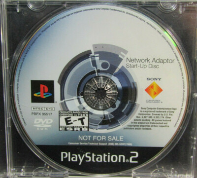 Network Adaptor Start-Up Disc Only for Sony Playstation 2 PS2 | eBay