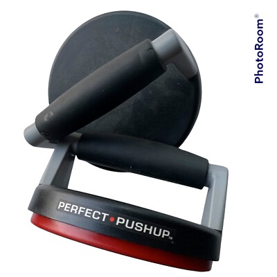 “Perfect Pushup”Fitness Home Gym Equipment Rotating Handles Self Help ...