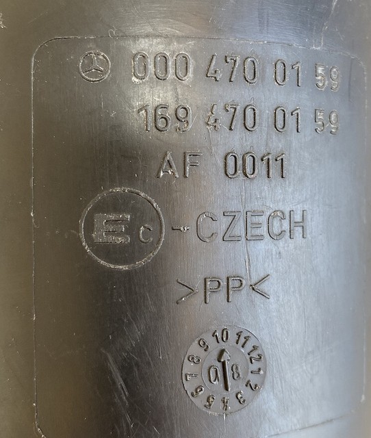 MERCEDES W169 Activated Carbon Container Petrol Filter A1694700159 for ...