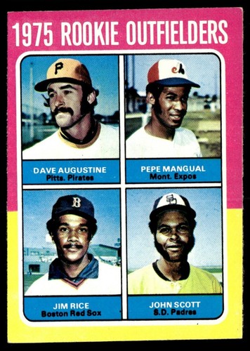 1975 Topps Rookie Outfielders Jim Rice RC #616 | eBay