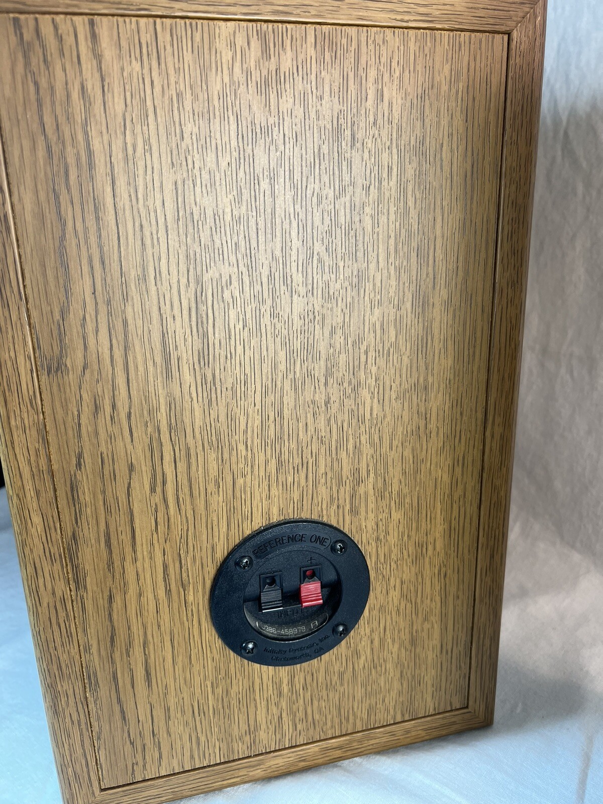 VINTAGE Infinity Reference 20 E-L Bookshelf Speakers Wood TESTED | eBay