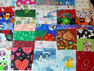 I Spy Quilt Squares 82 Kids Cotton Fabric Blocks Novelty 82/5 inch | eBay
