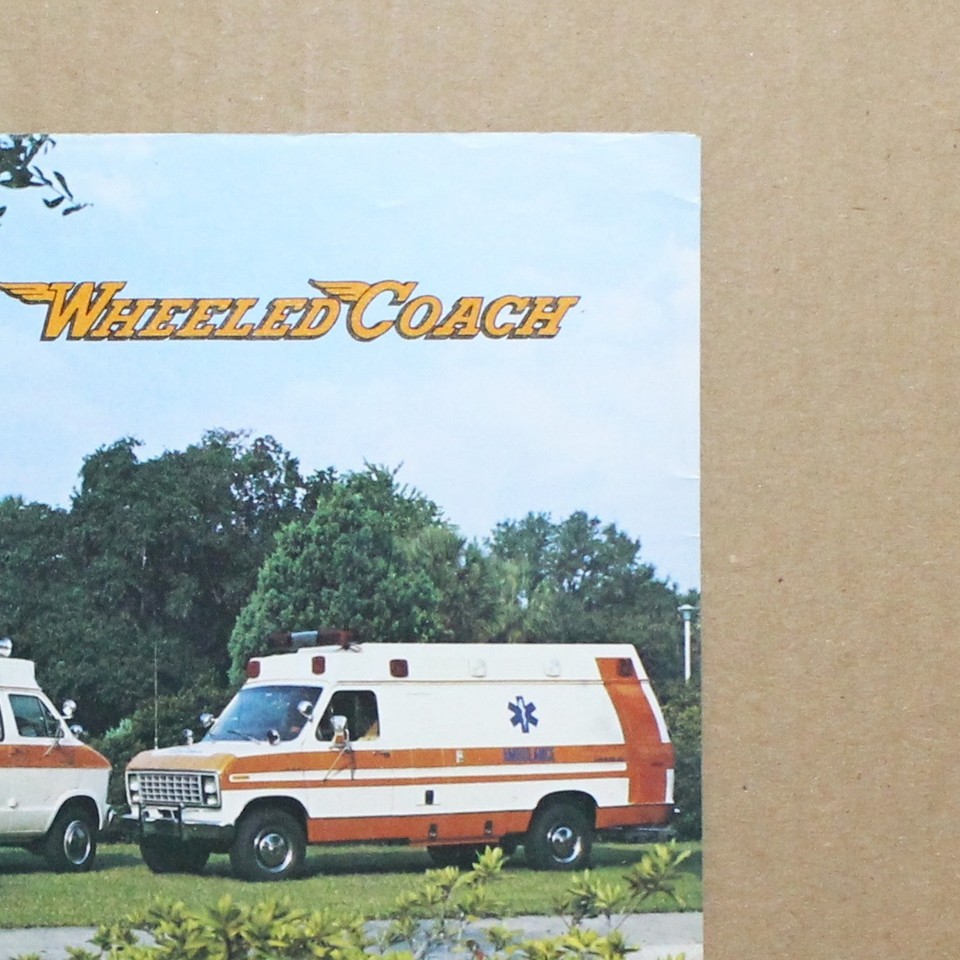 1980 Wheeled Coach Vintage Collectible Original Ambulance Advertisement ...