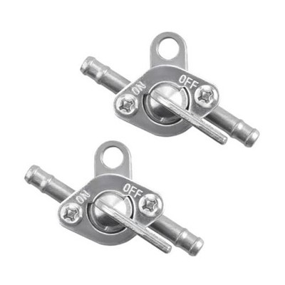 2 PCS Inline Fuel Tank Tap Valve, 6mm Motorcycle Inline Gas Fuel ...