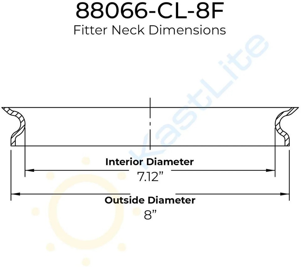 KastLite 88066-CL-8F Polycarbonate Clear Acorn Post Light Globe 26" x ...