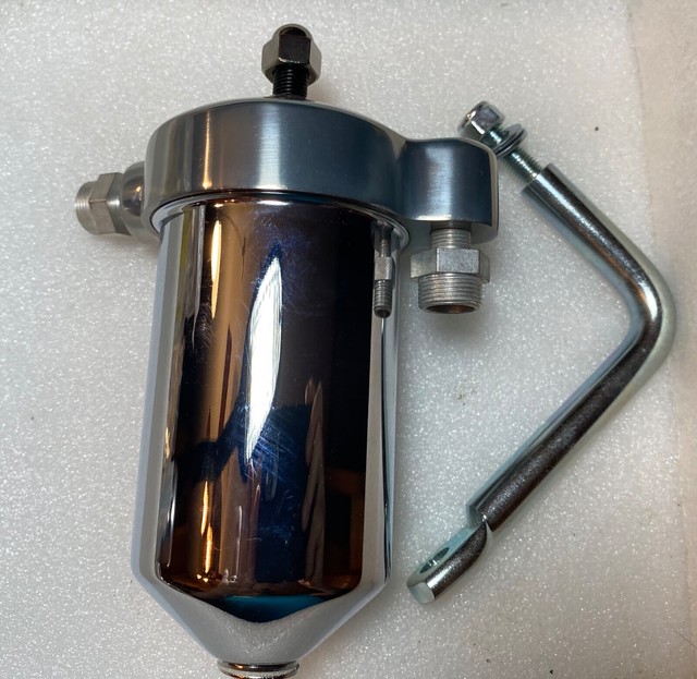 Harley Panhead OEM External Oil Filter Assembly off My 1959 FLH Fits 58 ...