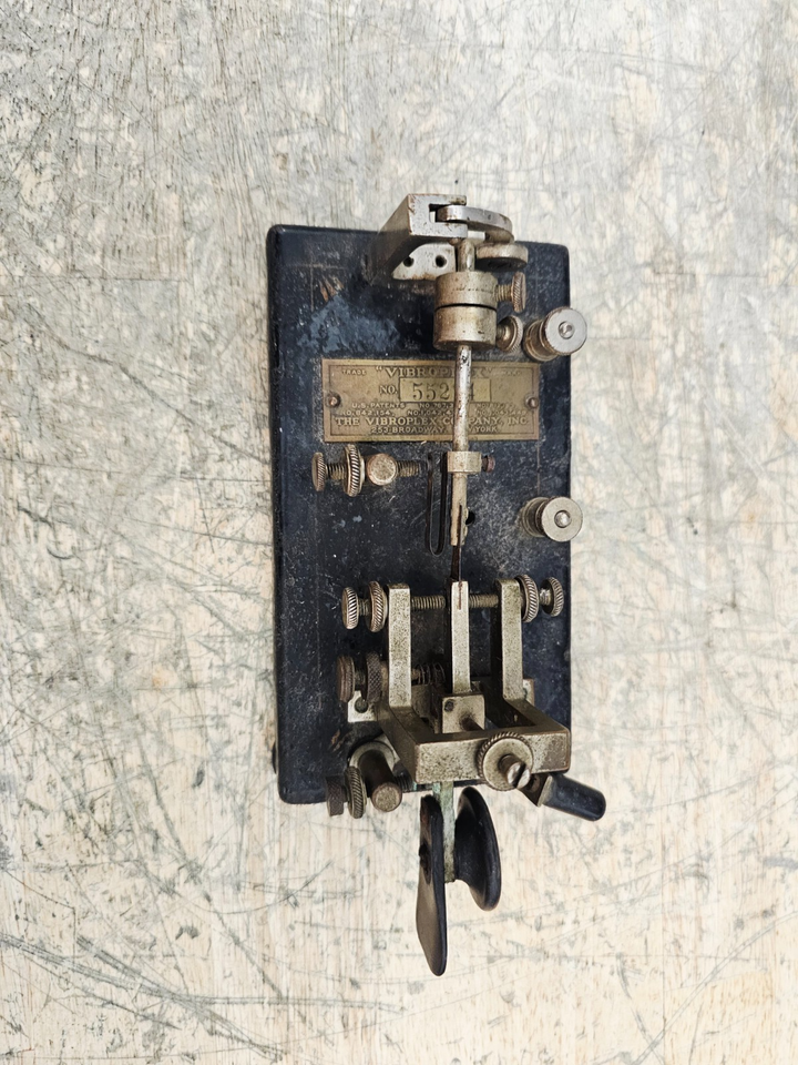 1916 Vibroplex Original Semi-Automatic Telegraph Key Bug Morse Code Telegraph | eBay