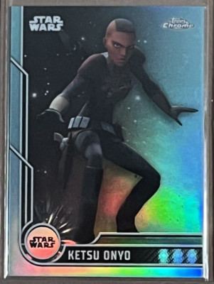 2023 Topps Chrome Star Wars Ketsu Onyo Aqua refractor Card #175/199 | eBay