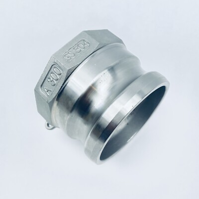 A-300 STAINLESS STEEL 304, 3" MALE CAMLOCK 3" FEMALE NPT A300SS304 | eBay