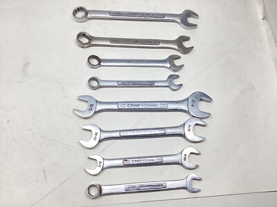Vintage 7-Craftsman V,VV. 1- Snap-on Wrenches SAE Mixed Sizes | eBay