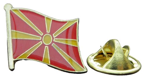 Macedonia Macedonian Flag Pin Badge Република Македонија Brooch | eBay