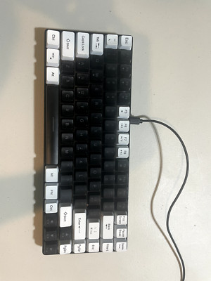 [Dual-Color Backlit, V700 Gaming Keyboard] HXSJ V700 Ergonomic Gaming ...