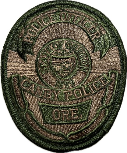 OREGON OR CANBY POLICE DEPT PATCH SUBDUED SWAT CLACKAMAS COUNTY #KOR | eBay