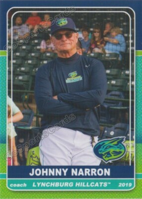 2019 Lynchburg Hillcats Johnny Narron HC Cleveland Indians | eBay