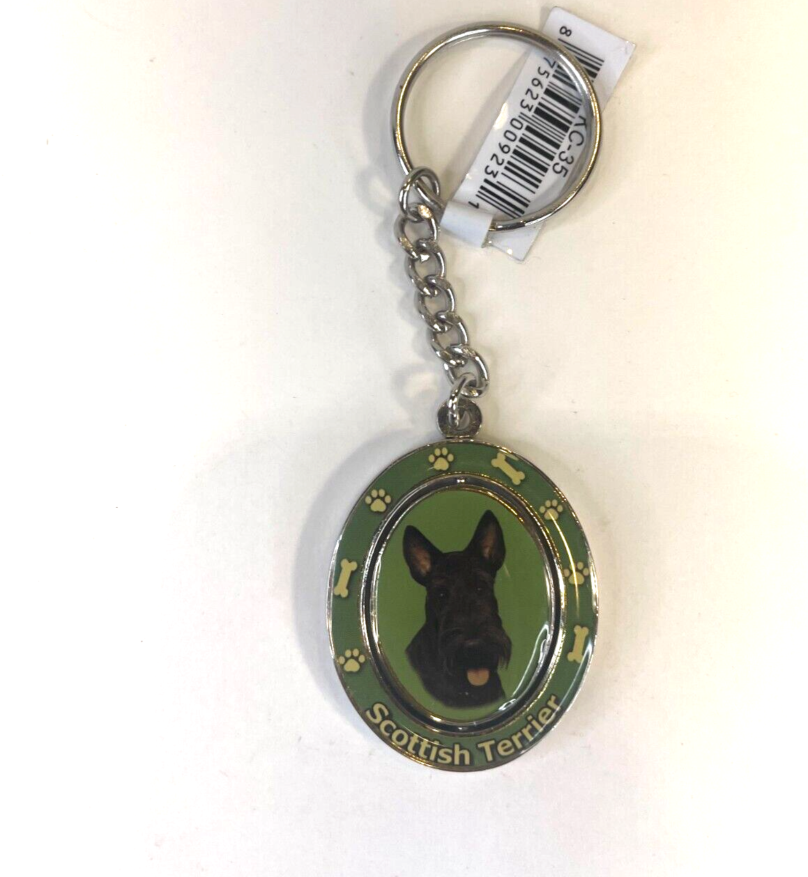 Key Chain Scottie Dog - Scottish Terrier - 1 1/2" Wide and 4 1/2" Long ...