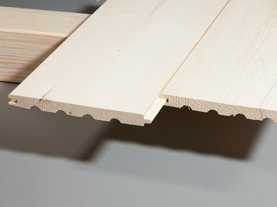 22,5 mm Fasebretter Rauspund für Dachschalung, Zäune, Carport Wand ...