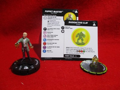 Marvel Heroclix Puppet Master #058 Radioactive Clay #s007 Future ...