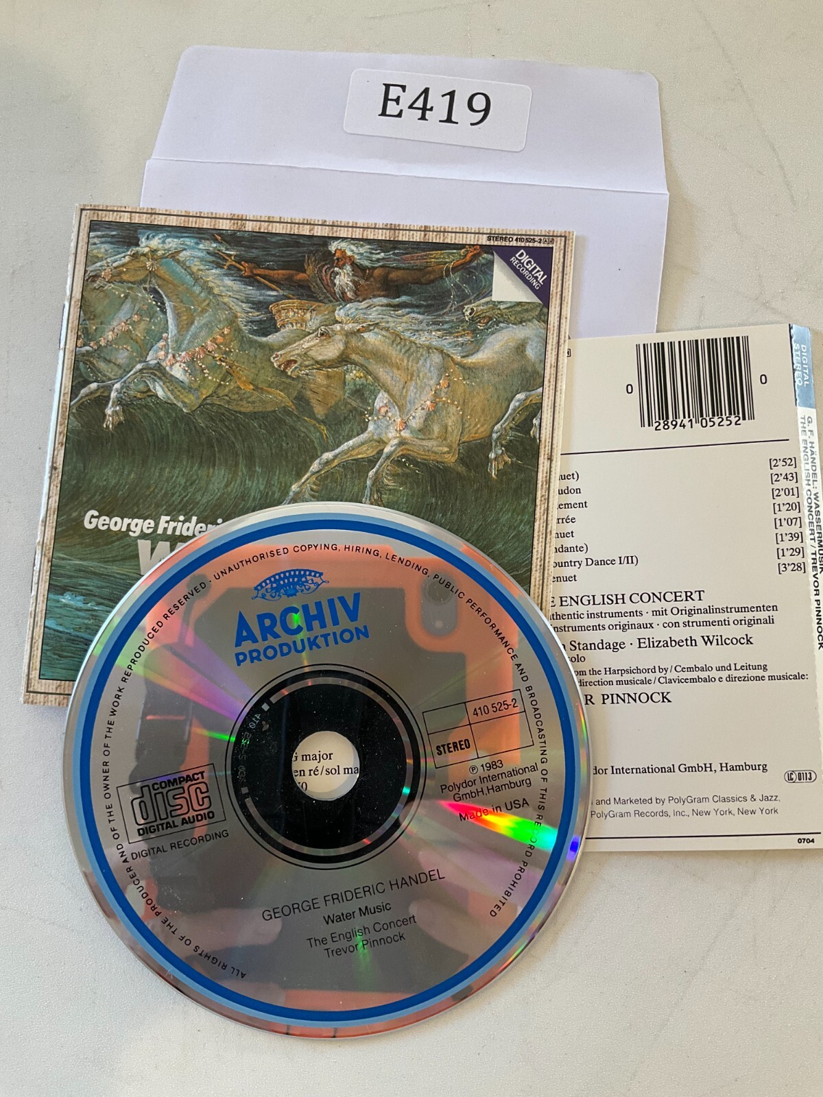 Water Music Suites by Les Lunes Du Cousin Jacques (CD)No Case No ...