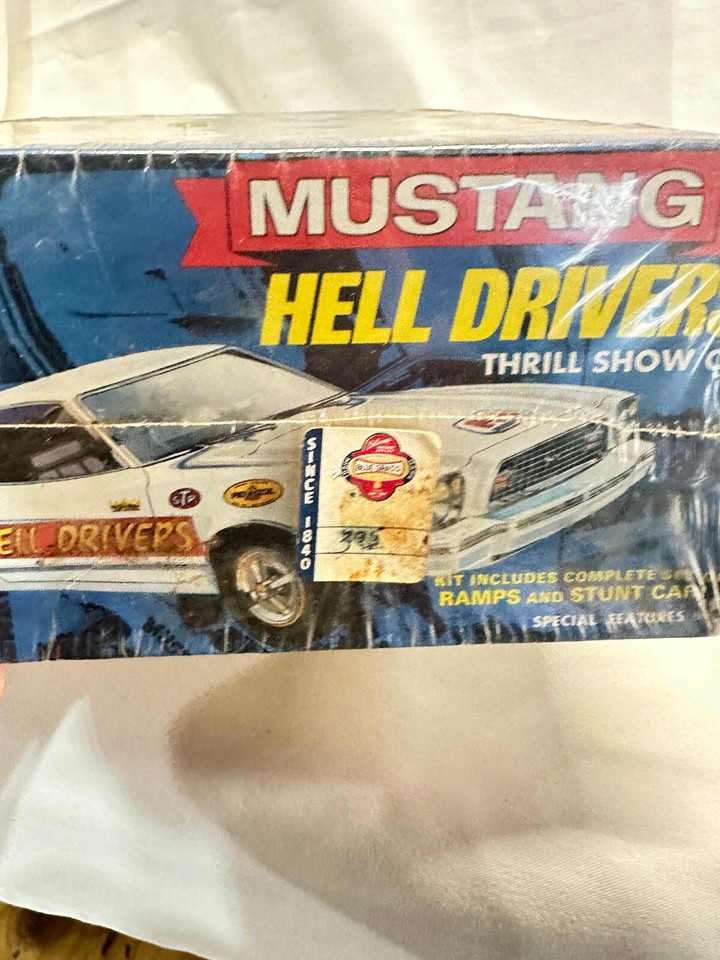 Mustang Hell Drivers Show Car Vintage Model Kit By AMT 1/25th Scale | eBay
