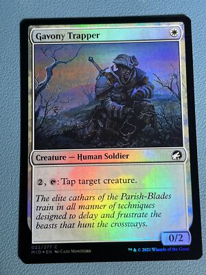 MTG Gavony Trapper Foil Innistrad MID NM | eBay