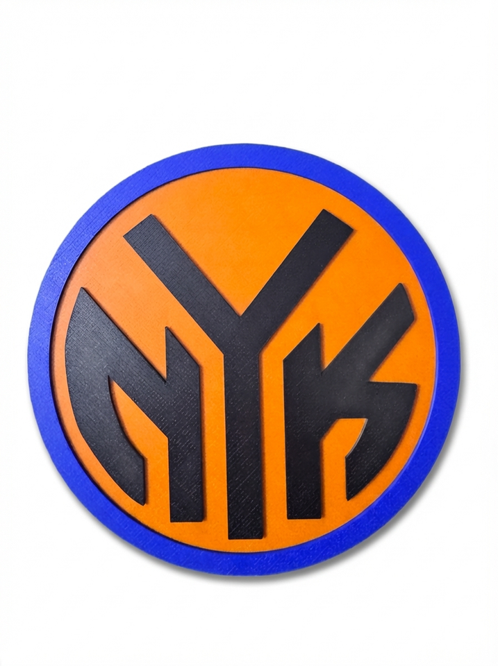 New York Knicks 3D Wall Sign - NBA Man Cave Decor - NYK Alternate Logo ...