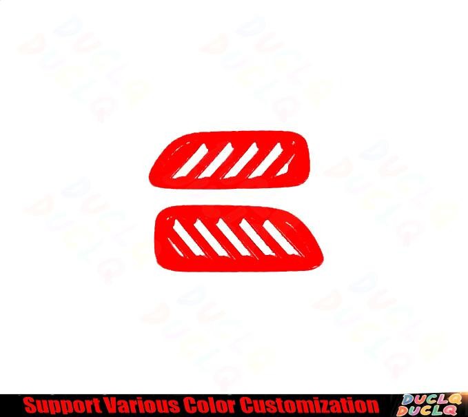 Dashboard L&R Air Outlet Vent Cover 1* For Hyundai Palisade 2020-2024 ...