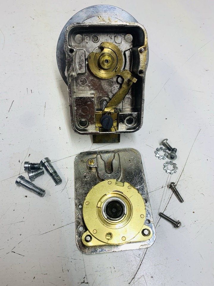 Vintage Mosler Group 2 Combination Lock W/Dial and Ring Key-Change ...