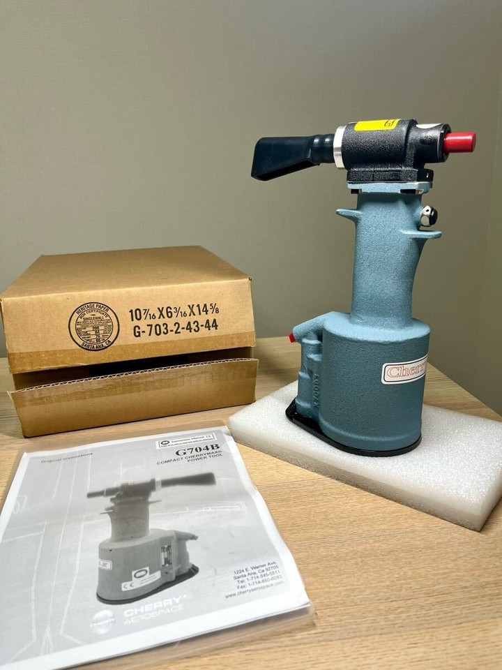 CHERRYMAX G704B POWER RIVETER Cherry Aerospace Aircraft Tool with ...