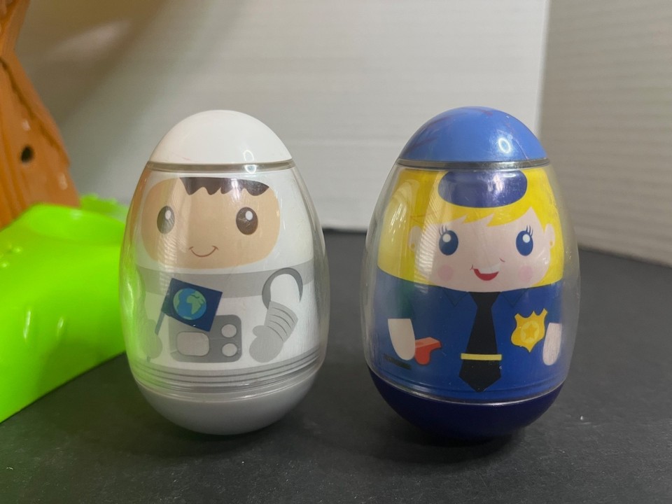 Hasbro Weebles Wobble Musical Sounds Treehouse Slide Lot With 2 Figures ...