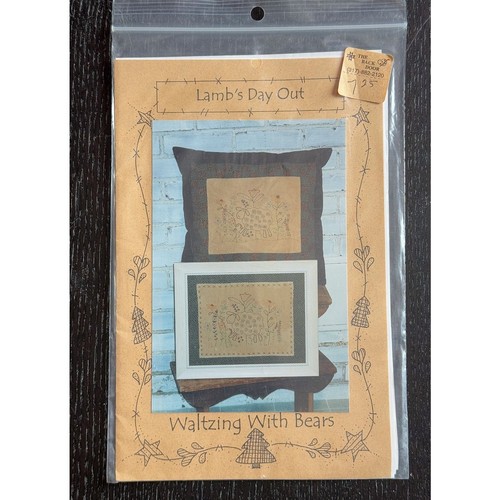 Waltzing with Bears Designs Lamb's Day Out Embroidery Pattern 2002 | eBay