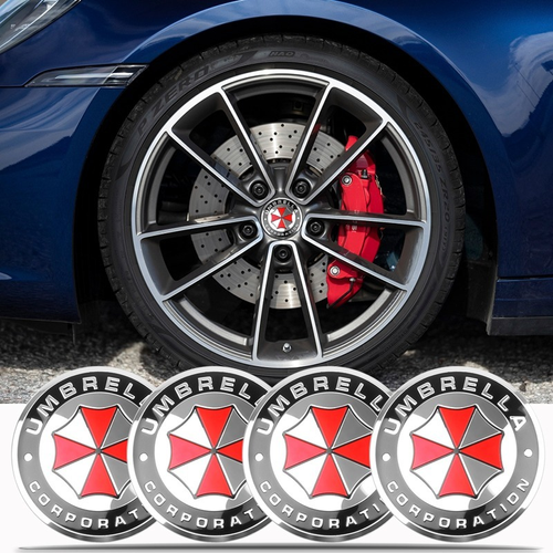 Resident Evil Umbrella Corporation Logo Car Wheel Center Hub Cap ...