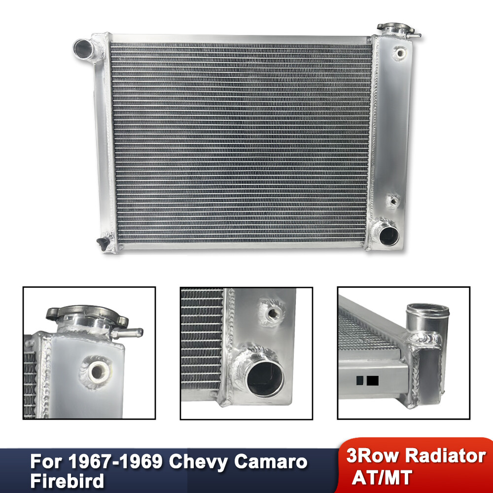 For 1967-1969 Chevy Camaro/Pontiac Firebird 3-Row Full Aluminum ...