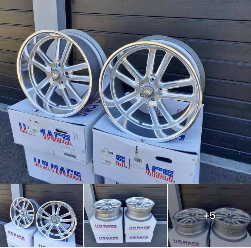 4 NEW STAGGERED 22X9__22X11 US MAG BUILT U130 WITH TIRES 5 X5,5X127 ...