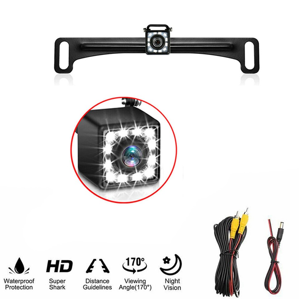 170° HD Night Vision Car AUTO Rear View Reverse Backup Parking Camera ...