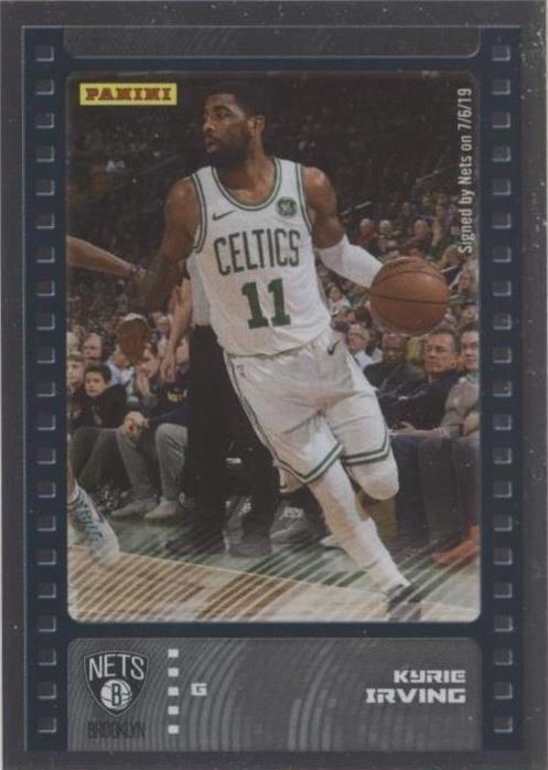 2019-20 Panini Sticker & Card Collection - Kyrie Irving #51 Silver Foil ...