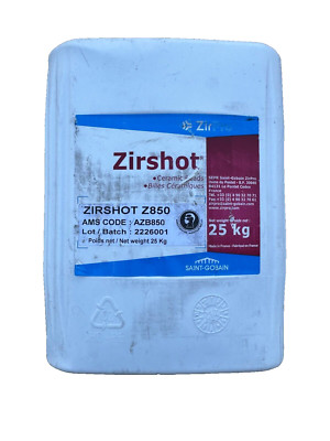 1 Container of ZirPro Zirshot Ceramic Beads Z850 25 Kg, 55.11 Pounds | eBay